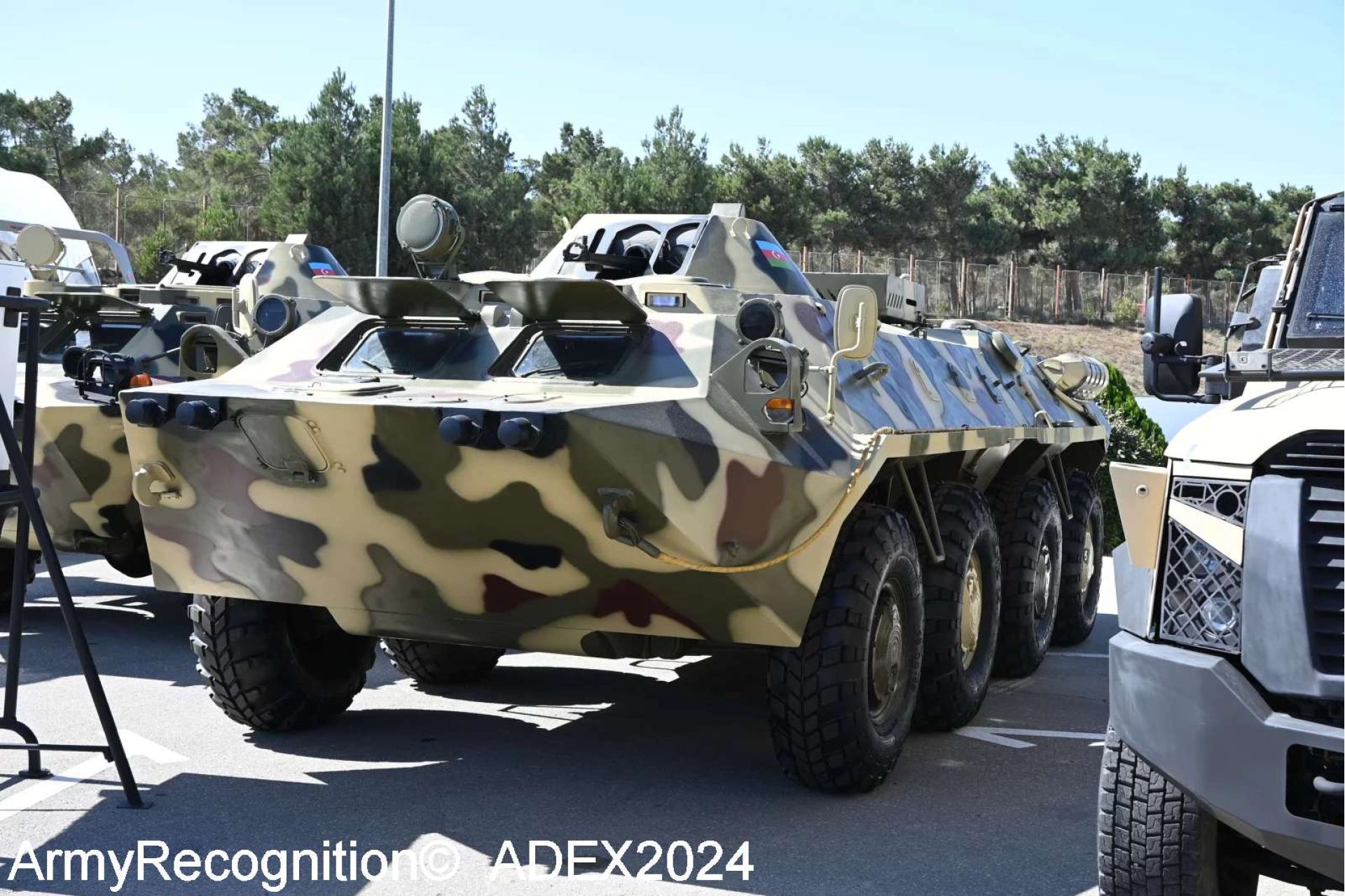 Azerbaijan Introduces Babir-3M: Upgraded BTR-70 Armored Troop Carrier at ADEX 2024